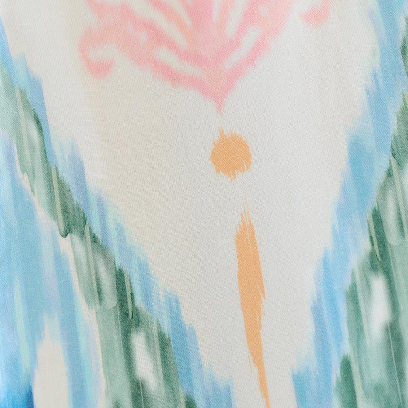 Sarah Bird Dress x Charli Evans, Harbour Island Waves Ikat – Maisonette